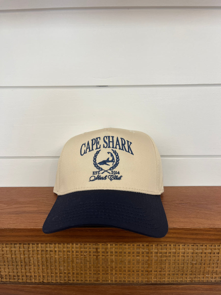Snapback - Ivory/Navy - Shark Club – Cape Shark